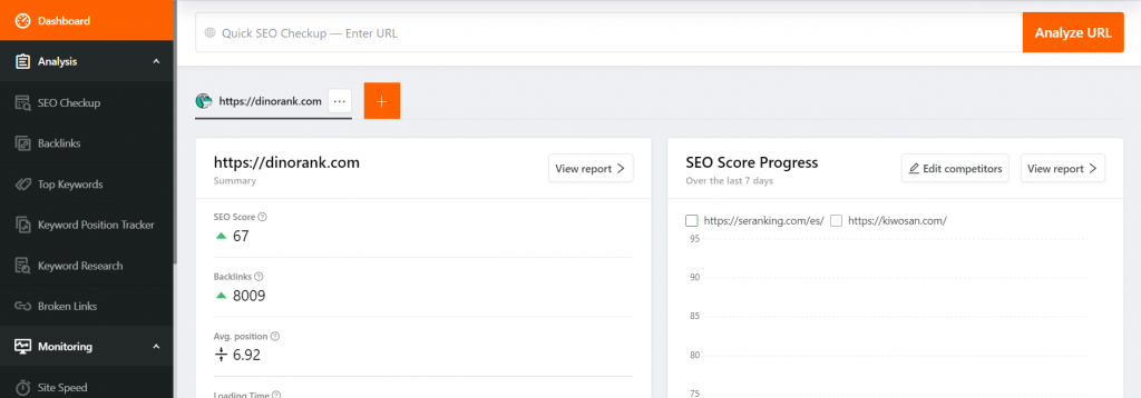 Tutorial completo de SEO Site Checkup