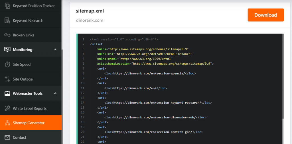 Tutorial completo de SEO Site Checkup