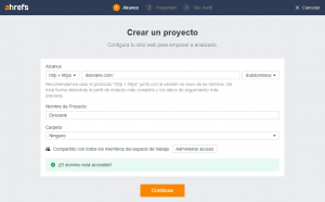 Tutorial de Ahrefs Webmaster Tools - utiliza Ahrefs gratis para tus proyectos