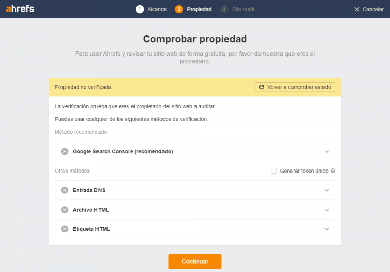 Tutorial de Ahrefs Webmaster Tools - utiliza Ahrefs gratis para tus proyectos