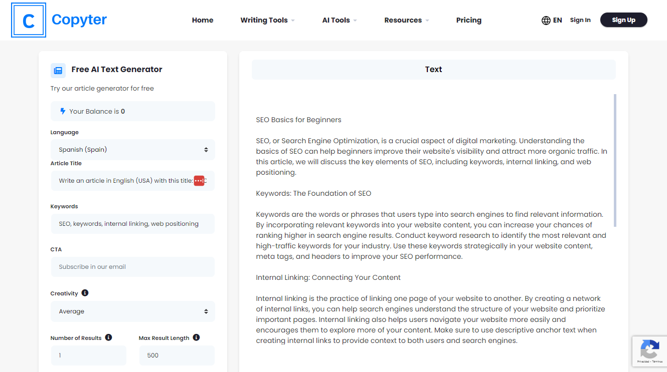 Top 7 Artificial Intelligence Tools for Writing Texts